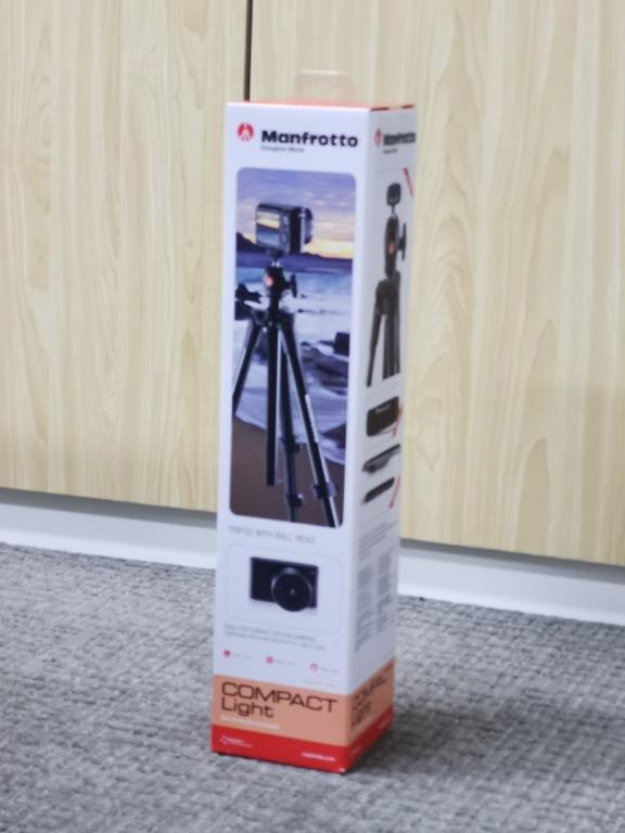 Manfrotto Compact Light Aluminum Tripod, Photography, Photography ...