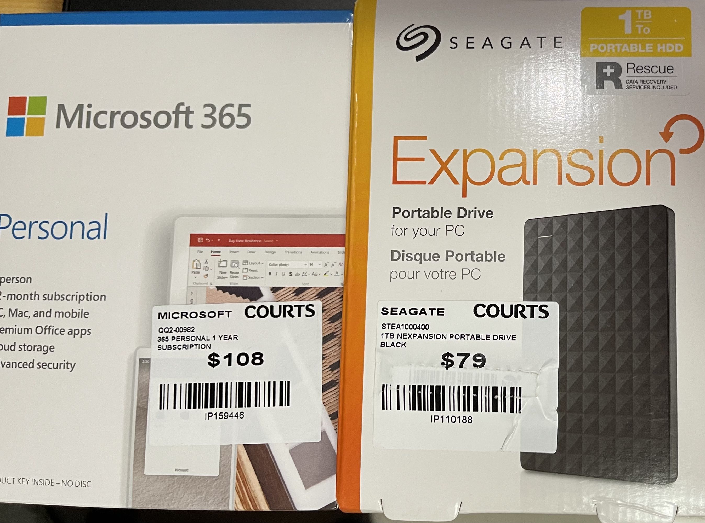 Microsoft Office 365 &Portable drive, Computers & Tech, Parts ...