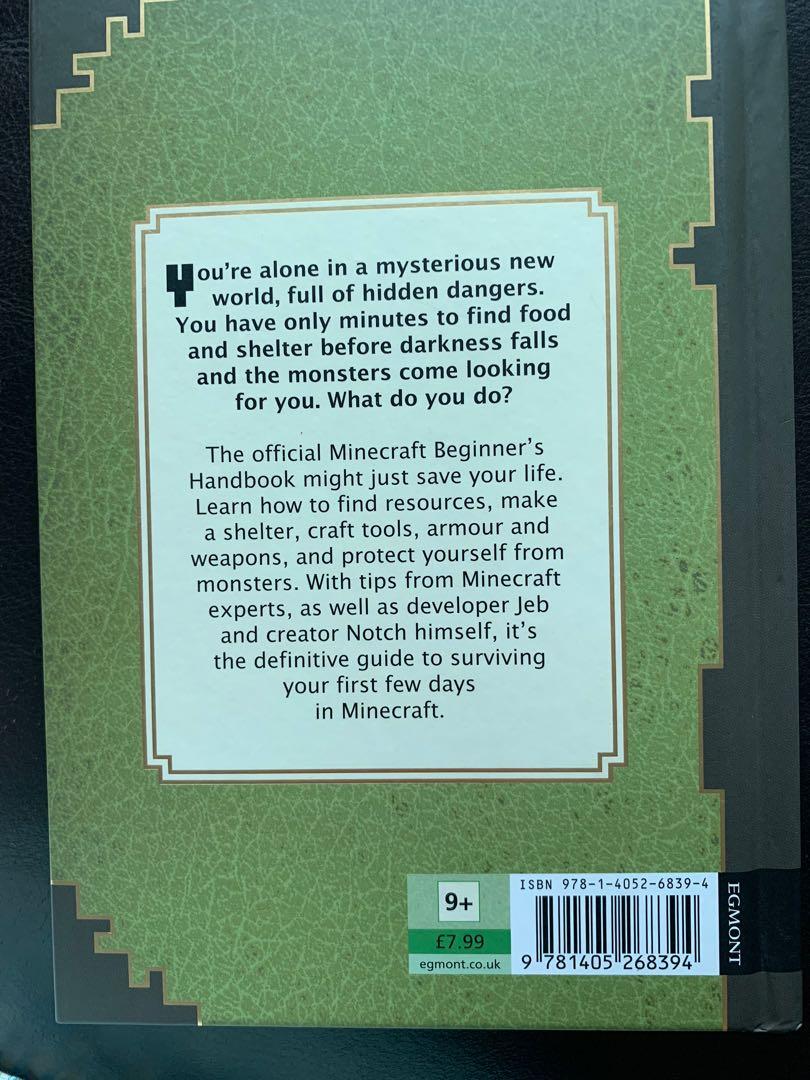Minecraft beginner’s handbook, 興趣及遊戲, 書本 & 文具, 小朋友書 - Carousell