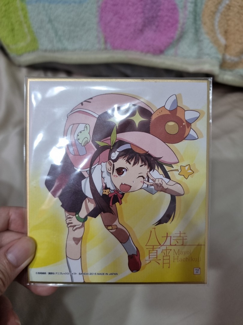 Monogatari mayoi hachikuji snail shikishi board, Hobbies & Toys ...