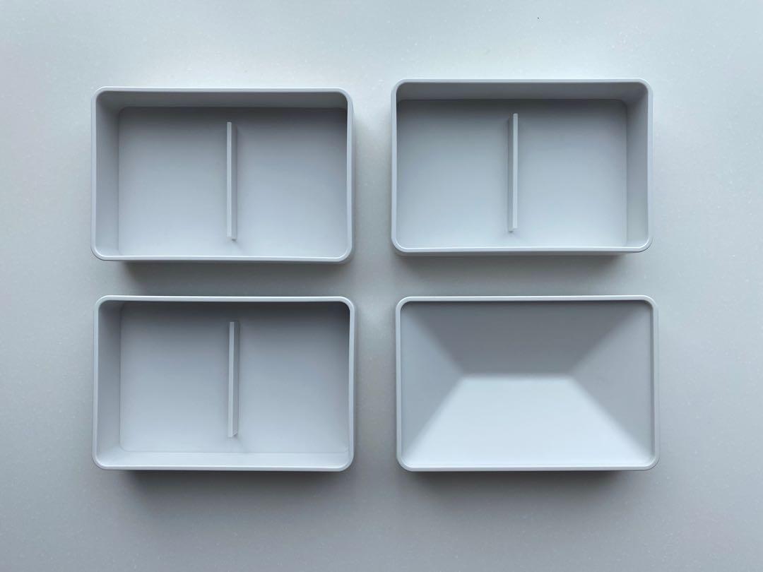 MUJI RESIN TRAY X 4 ORGANISING OFFICE KEY COIN JEWELLERY, Furniture ...