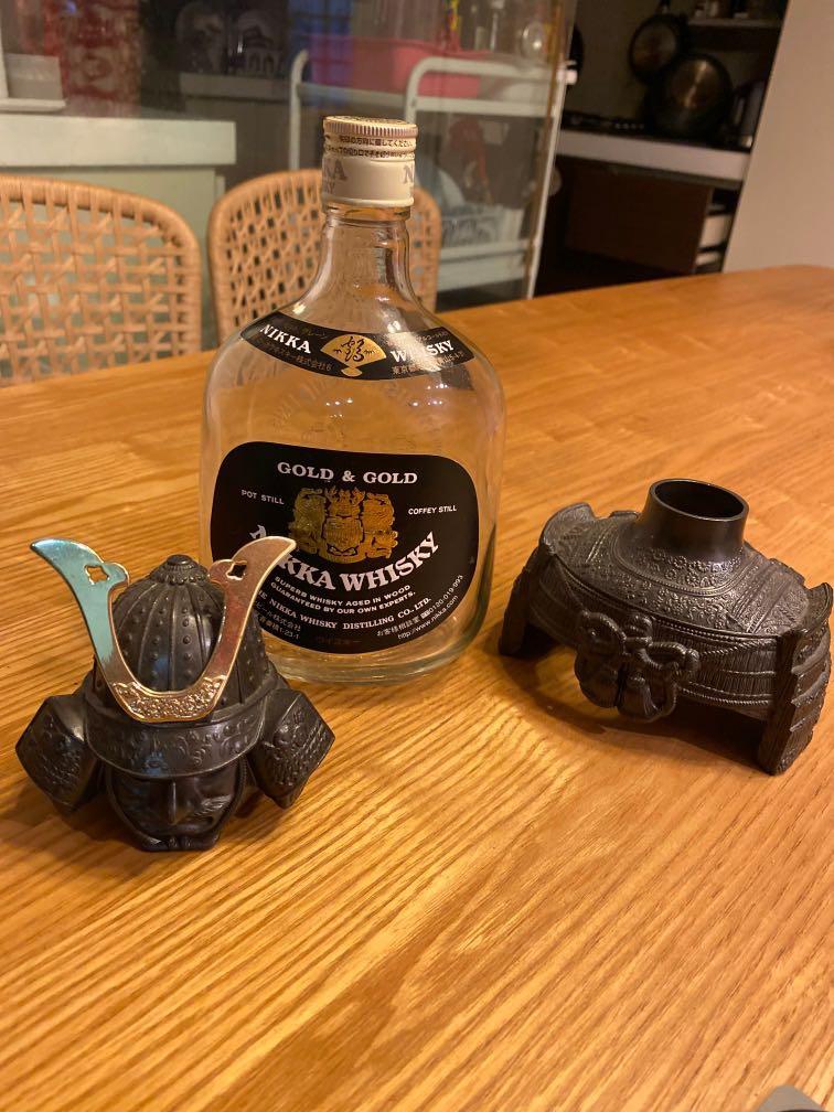 Nikka whisky samurai bottle only, Food & Drinks, Alcoholic Beverages on ...