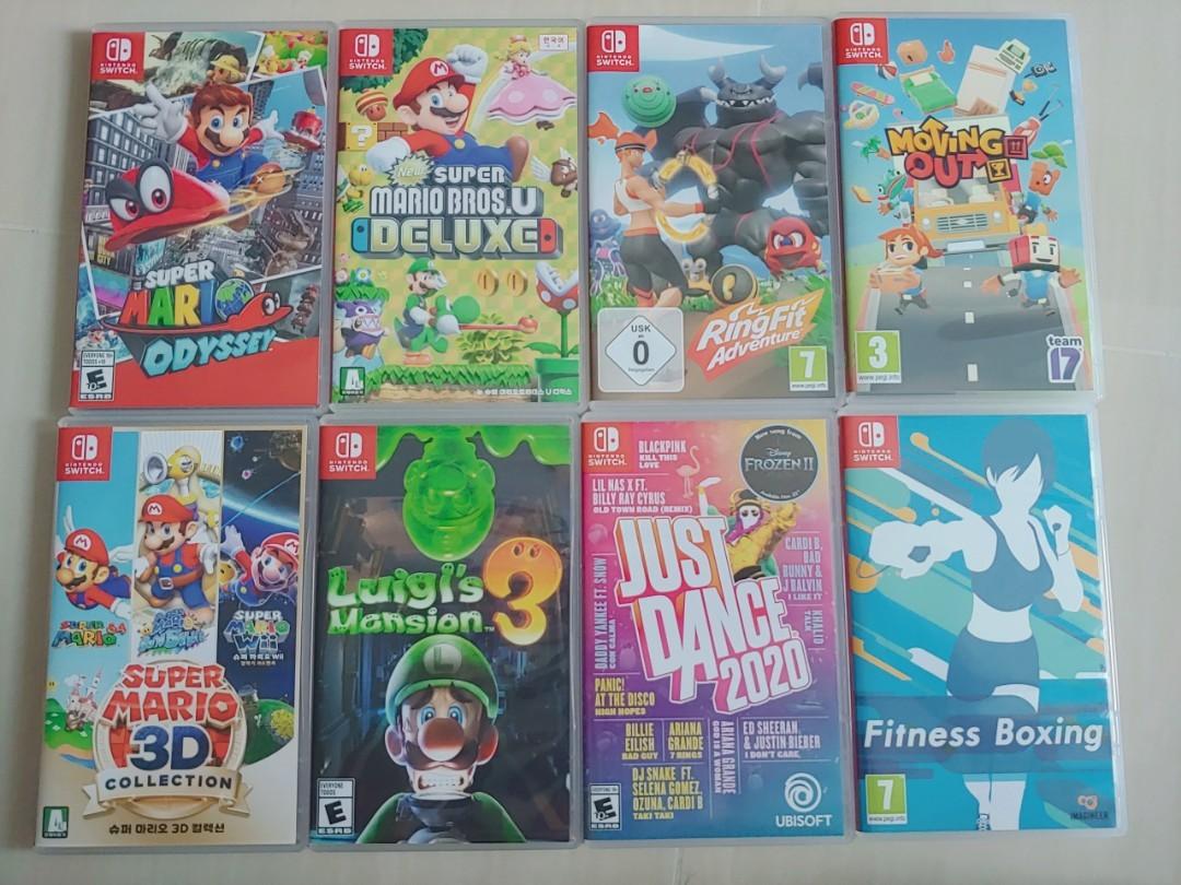 Nintendo Switch Game Super Mario Bros U Deluxe, Video Gaming, Video ...