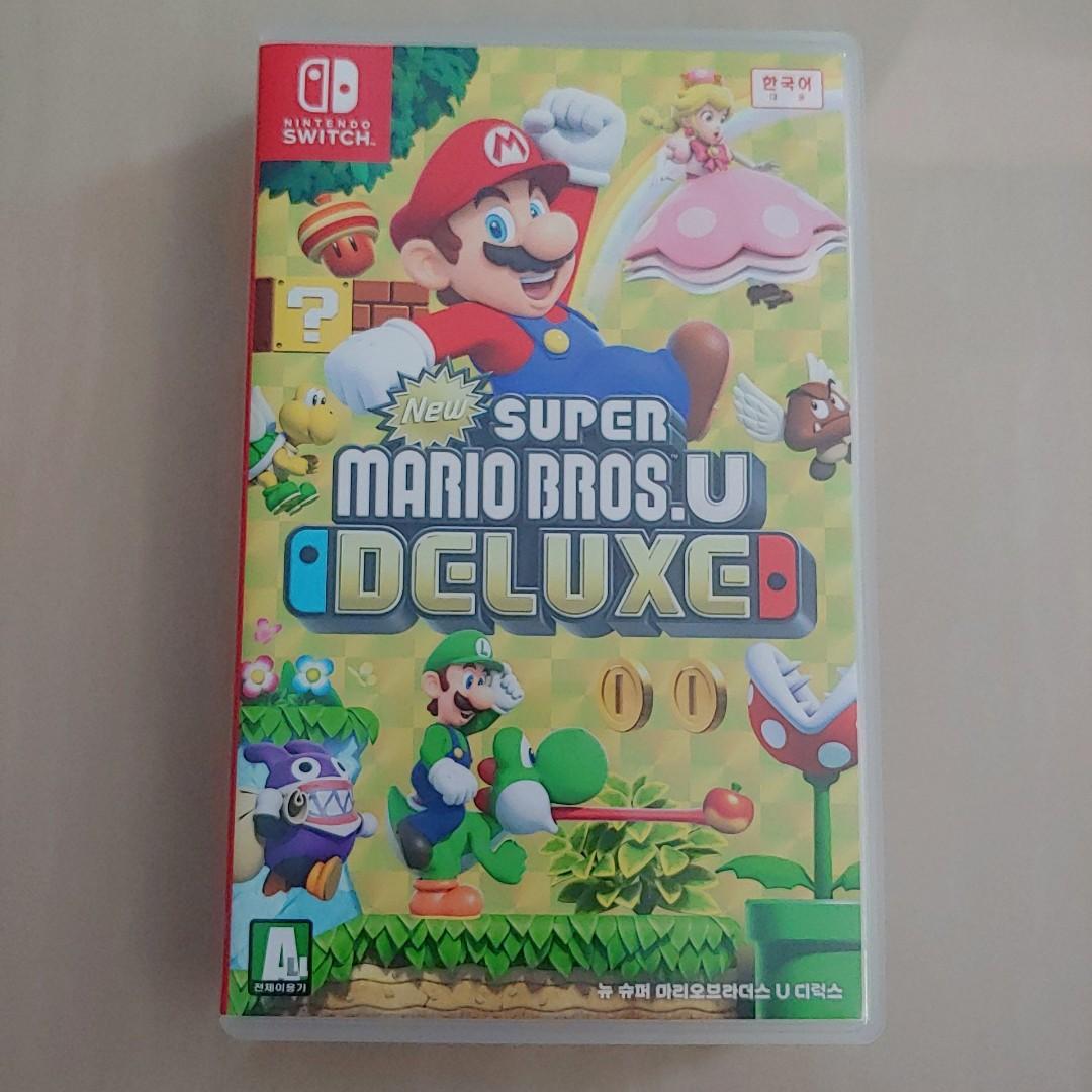 Nintendo Switch Game Super Mario Bros U Deluxe, Video Gaming, Video ...