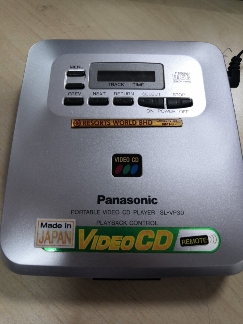 Panasonic portable vcd cd player, Audio, Portable Music Players on ...
