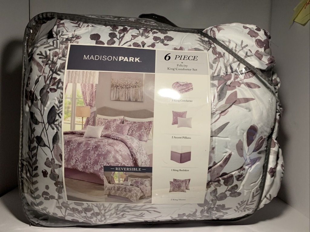 Pre-Order Madison Park Felicity 6-Piece Comforter Set With Coordinating ...