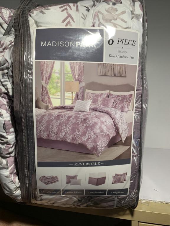 Pre-Order Madison Park Felicity 6-Piece Comforter Set With Coordinating ...