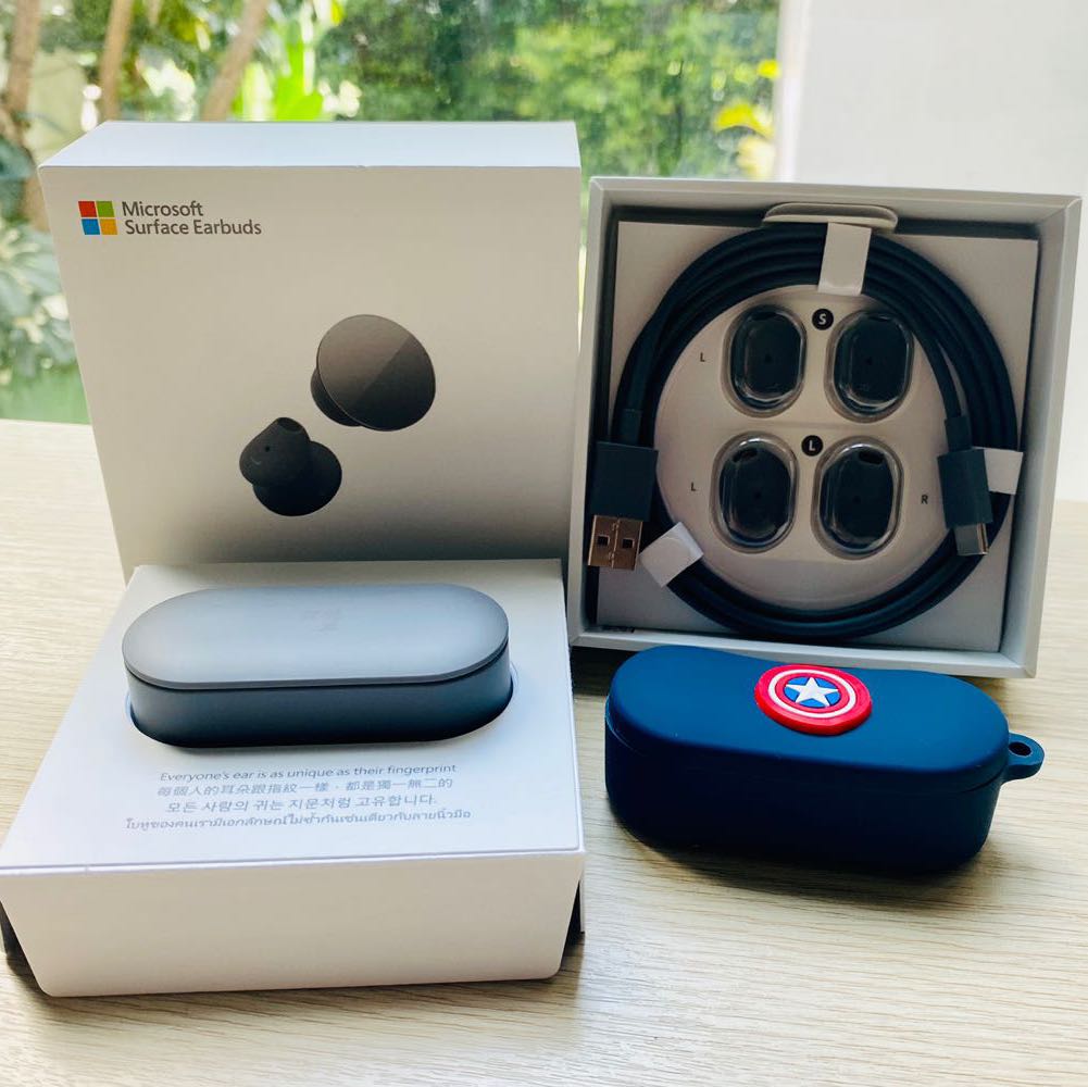 Pristine Condition Microsoft Surface Earbuds (Graphite), Audio ...