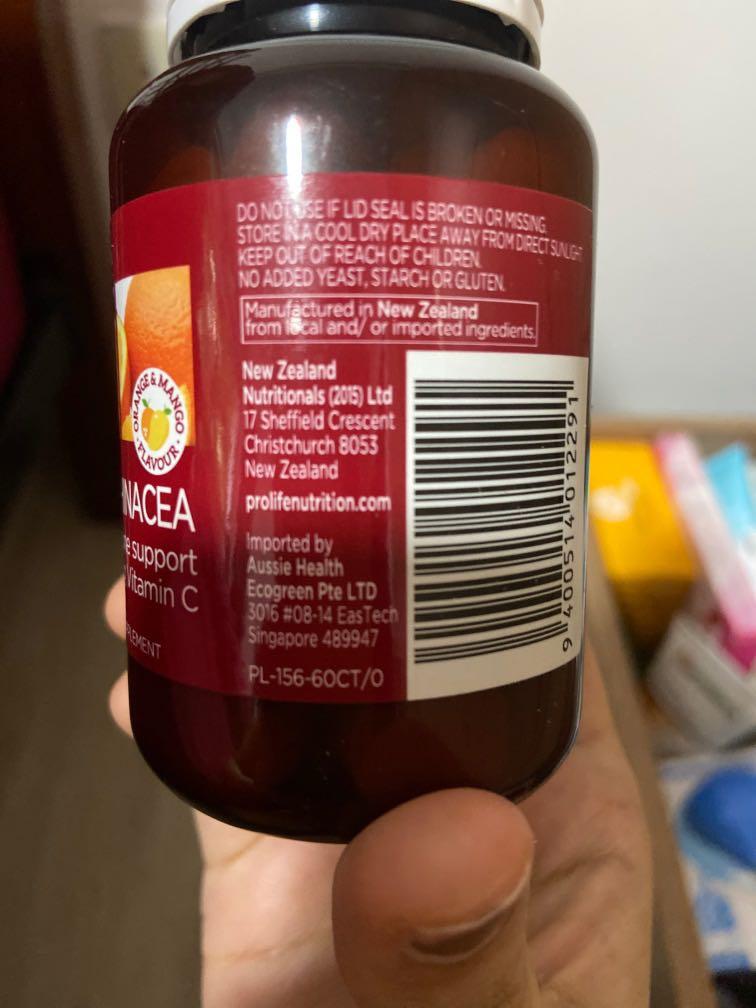 Pro-Life Vitamin C chewables 60s, Health & Nutrition, Health ...