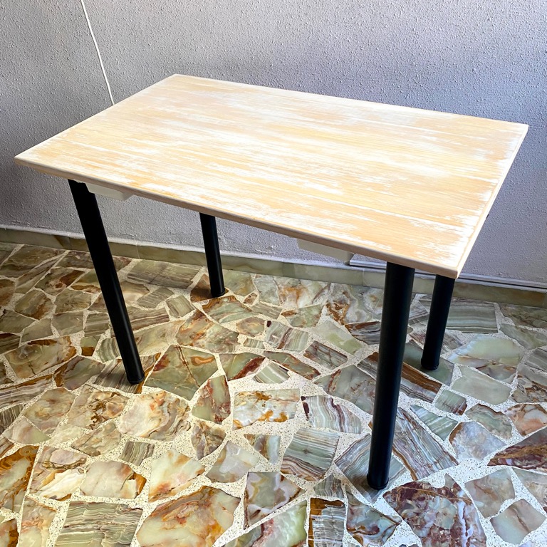 Rustic Barn Solid Wood Farmhouse Table Study Desk, Furniture & Home ...