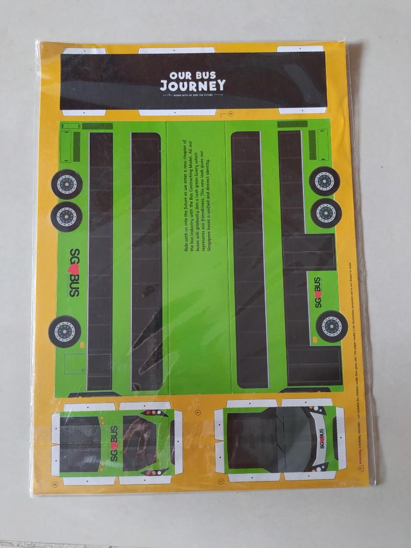 sg buses paper craft, Hobbies & Toys, Stationery & Craft, Other ...