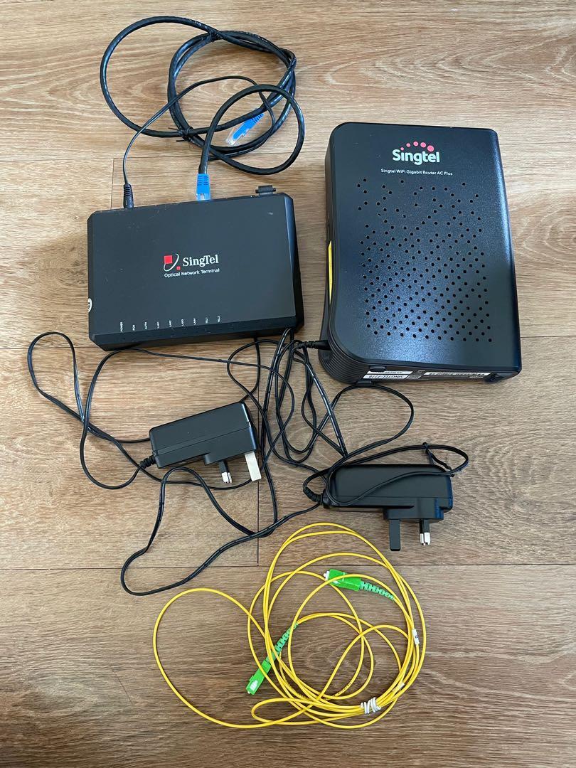 Singtel Gigabit router & Optical Network Terminal, Computers & Tech ...