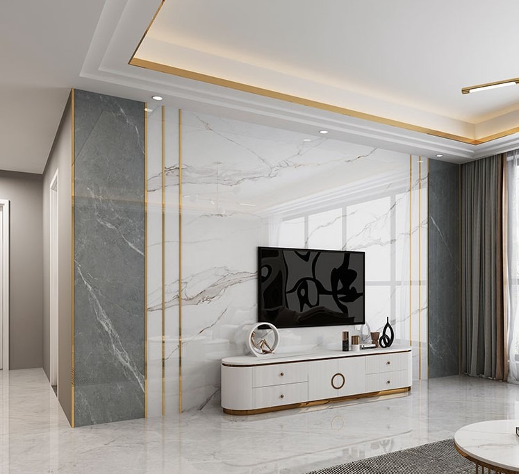 sintered stone tv background wall(delivery/installation), Furniture ...