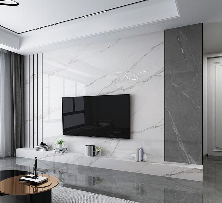 sintered stone tv background wall(delivery/installation), Furniture ...