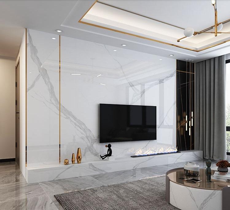 sintered stone tv background wall(delivery/installation), Furniture ...