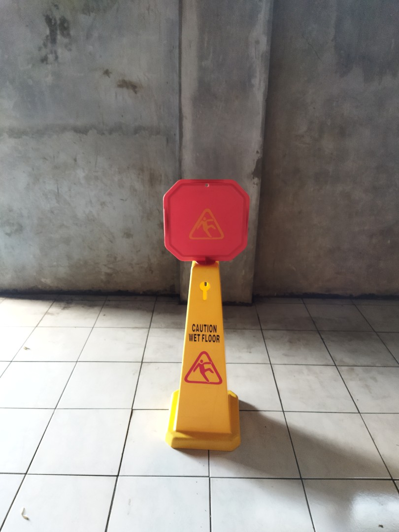 Small Safety Cone "Wet Floor" Imprinted, Furniture & Home Living ...