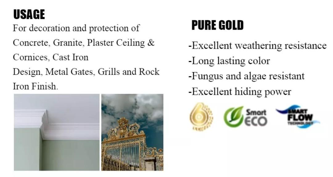 Smart Paint Series - 24K Pure Gold, Furniture & Home Living, Home Decor ...