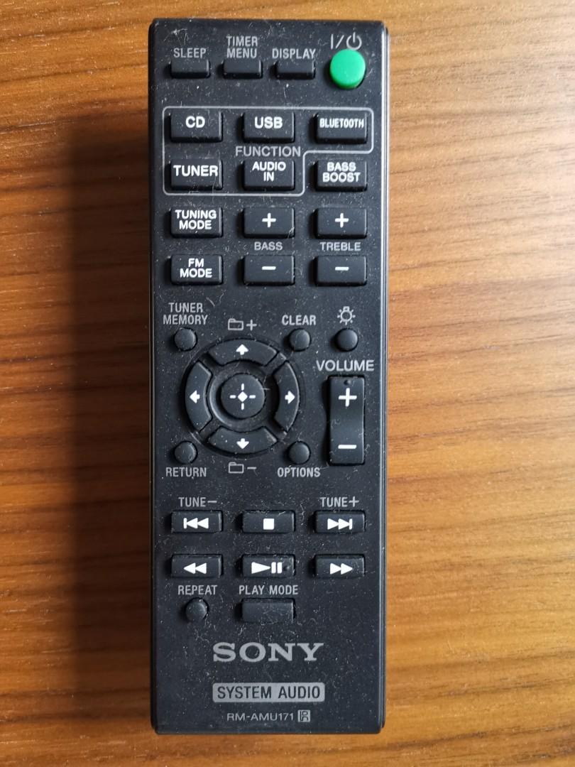 Sony CMT-BT60 Bluetooth CD FM Aux player, Audio, Portable Music Players ...