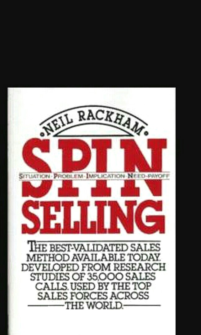 SPIN SELLING, NEIL RACKHAM, 0070511136, Hobbies & Toys, Books ...