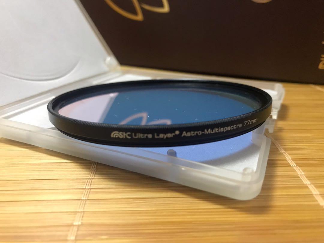 STC filter Astro-Multispectra 77mm 多波段干涉式光害濾鏡 星空濾鏡, 攝影器材, 鏡頭及裝備 - Carousell