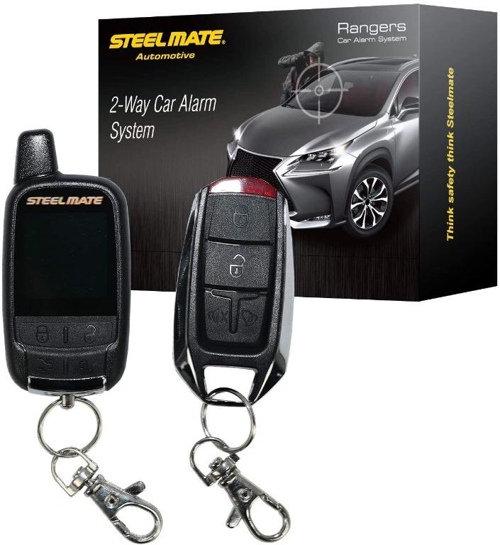 Steelmate Ranger 2-Way Car Alarm System w/ LCD Remote, Car Accessories ...
