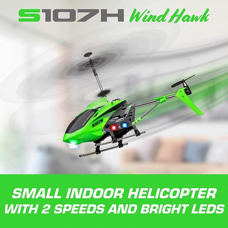 Syma S107H Wind Hawk Remote Control Helicopter for Adults and Kids - Indoor RC Helicopter with ...