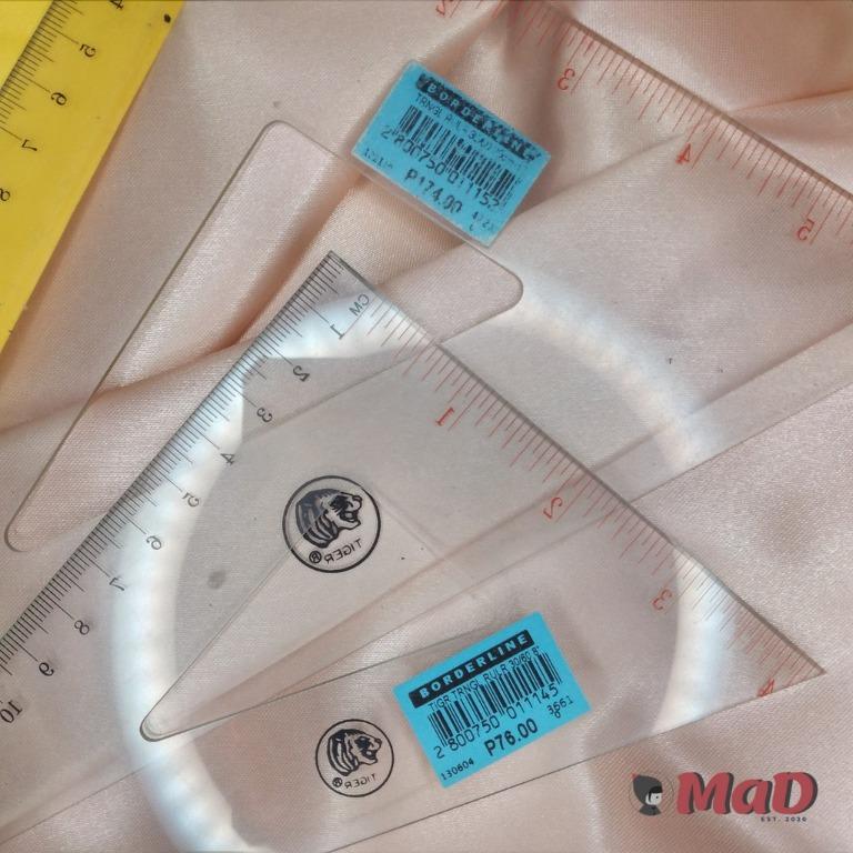 Tiger Triangle Ruler Big/Small, Hobbies & Toys, Stationary & Craft ...