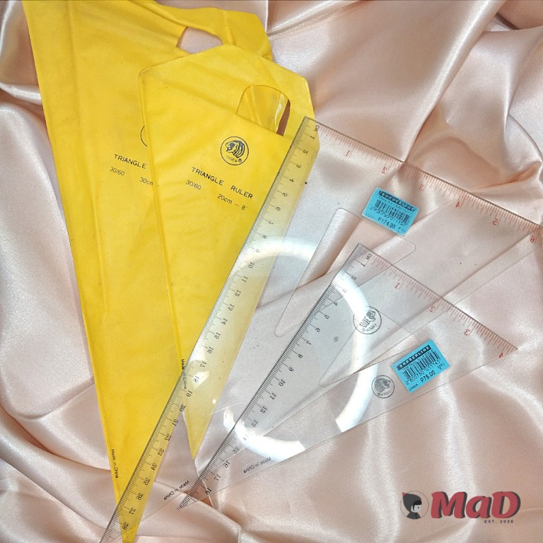 Tiger Triangle Ruler Big/Small, Hobbies & Toys, Stationary & Craft ...