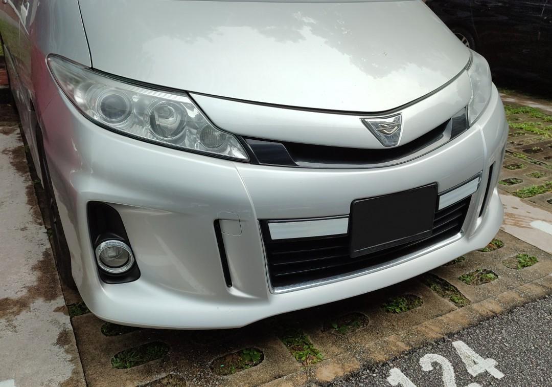 Toyota Estima Acr50 Front bumper Front grille set, Car Accessories ...