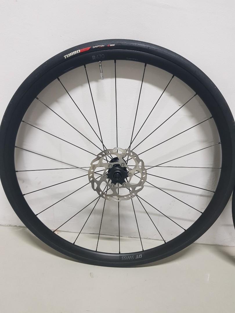 (Used) DT Swiss R470 Disc Wheelset, Sports Equipment, Bicycles & Parts ...