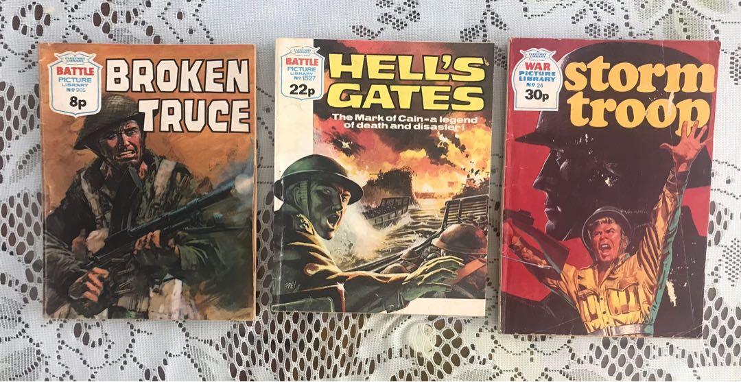 Vintage war picture library comics, Hobbies & Toys, Books & Magazines ...