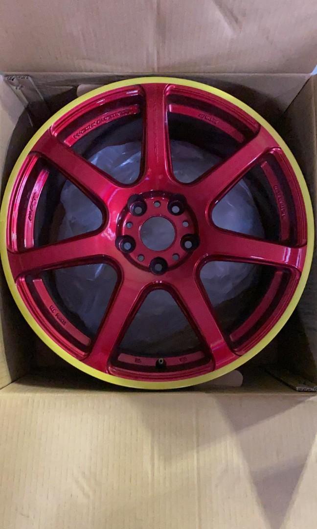 Works Emotion Rims, Car Accessories, Tyres & Rims on Carousell
