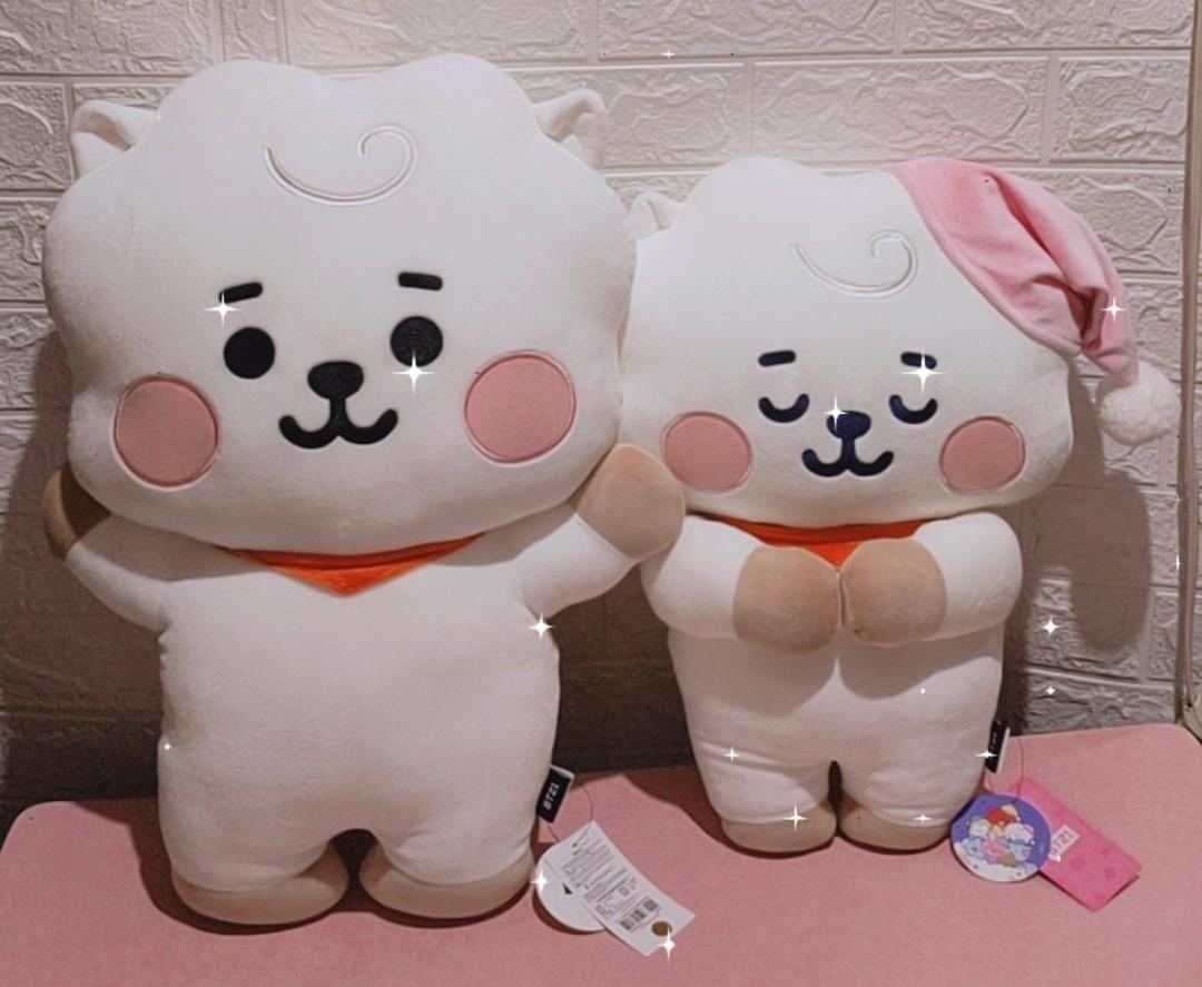 WTS/LFB [PH ONHAND] OFFICIAL BT21 RJ HUG ME CUSHION JUMBO, Hobbies ...
