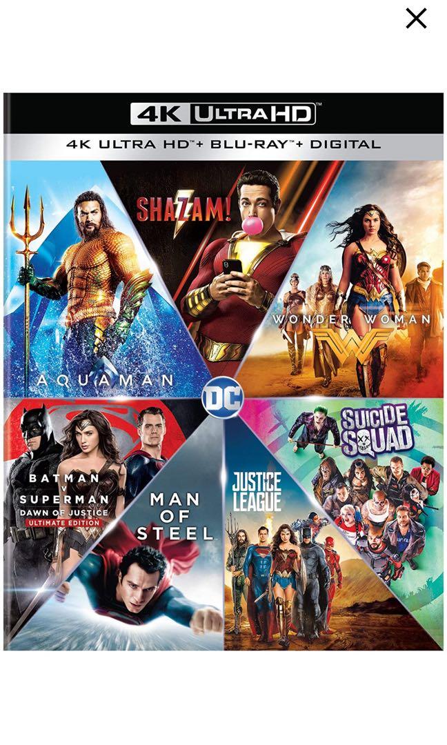4K Ultra HD New 7 DC Film Collection, Hobbies & Toys, Music & Media ...