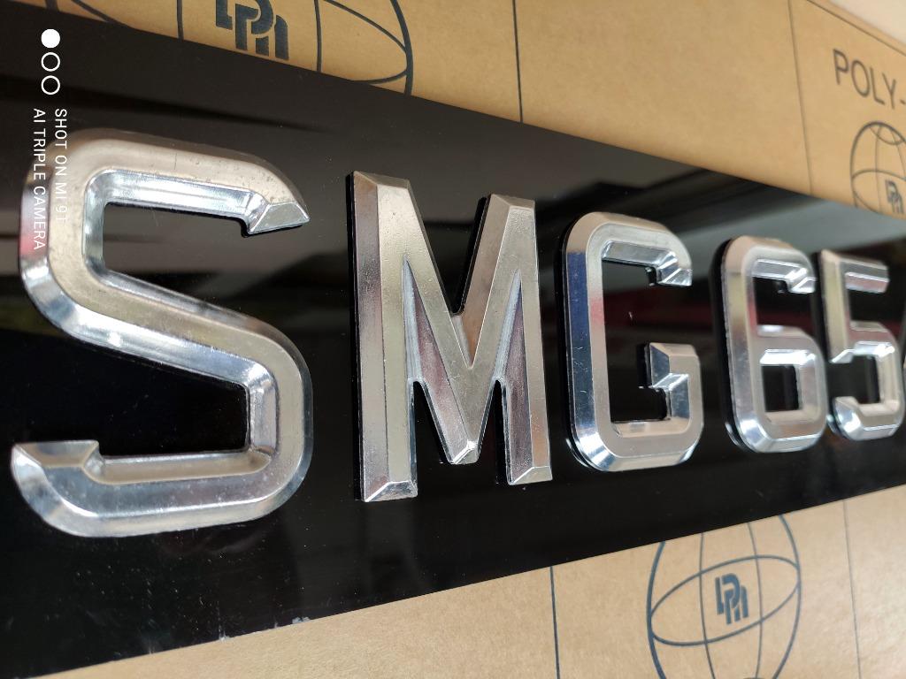 ALUMINUM 3D METAL CHROME VEHICLE PLATES - 1 SET [FRONT & BACK] (LTA ...