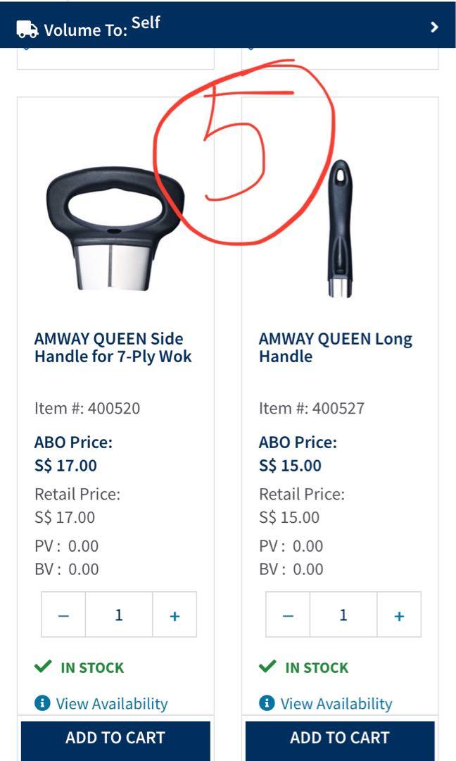 Amway Queen Cookware and iCook, Furniture & Home Living, Kitchenware ...