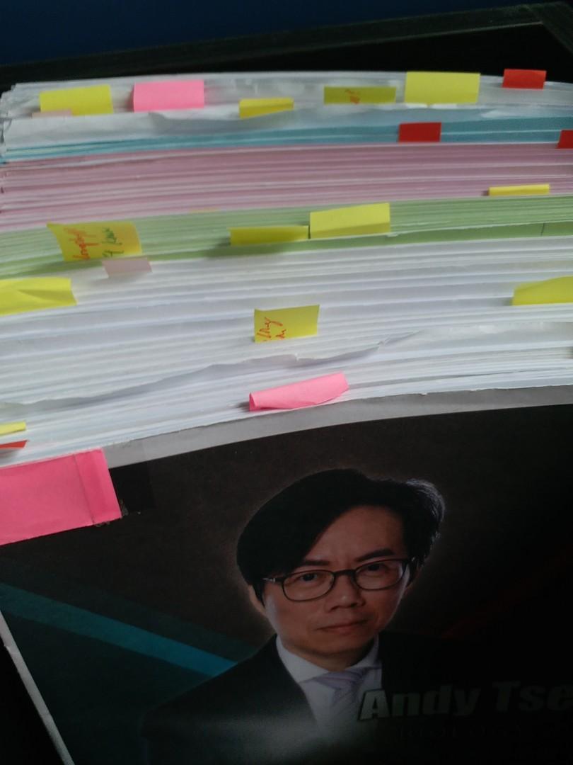 Andy Tse 2021 Regular notes and exercises, 興趣及遊戲, 書本 & 文具, 教科書 - Carousell