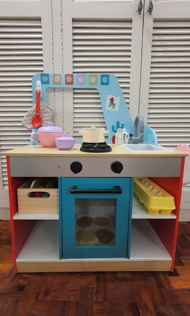 Anko Wooden Food Truck Kitchen Set, Hobbies & Toys, Toys & Games on ...