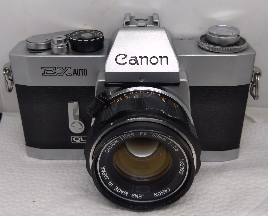 Canon ex auto film camera, Photography, Cameras on Carousell
