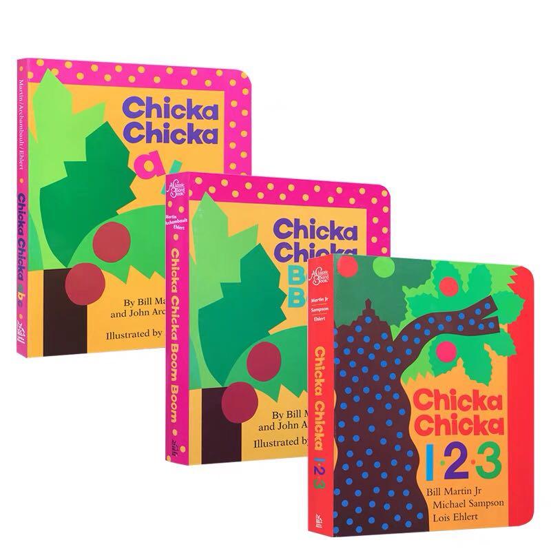 Chicka chicka (3 books) boom boom abc 123, Hobbies & Toys, Books ...