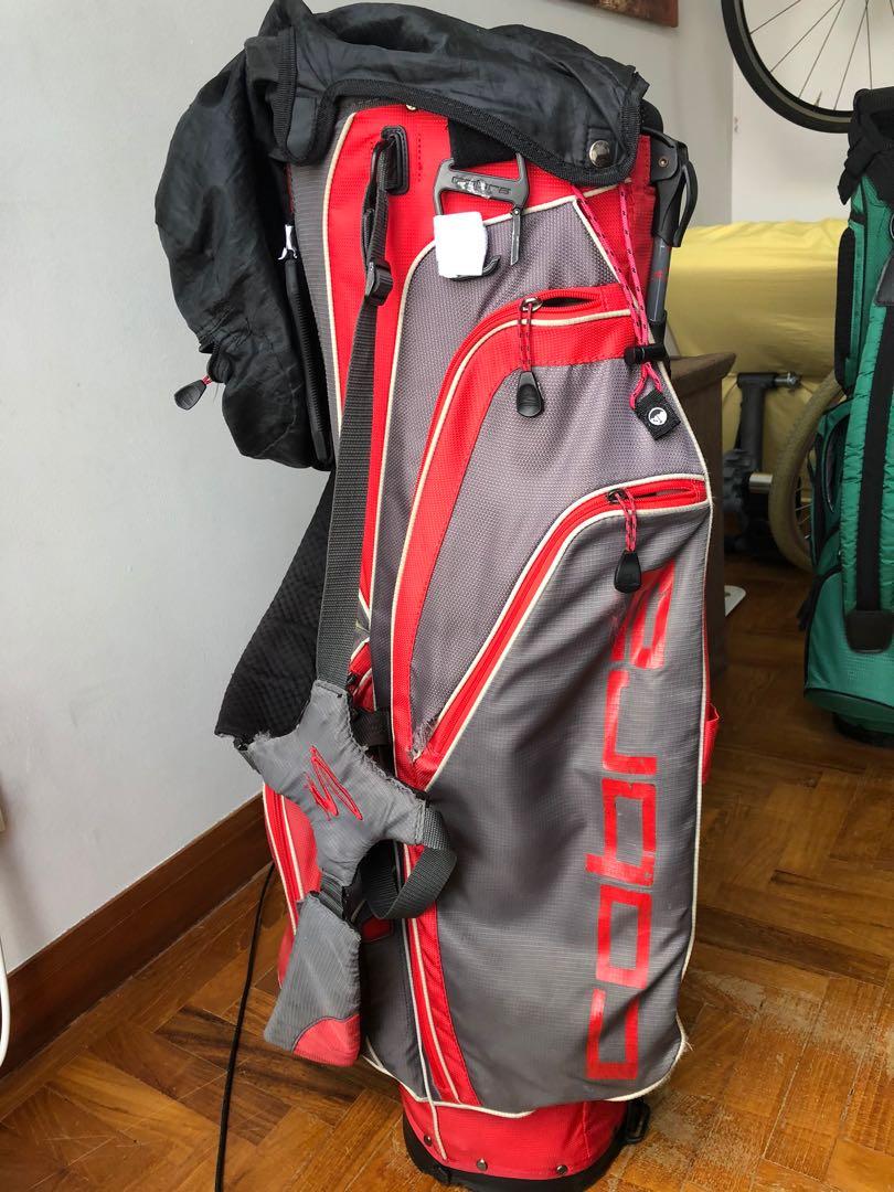 Cobra Red Golf Bag, Sports Equipment, Sports & Games, Golf on Carousell
