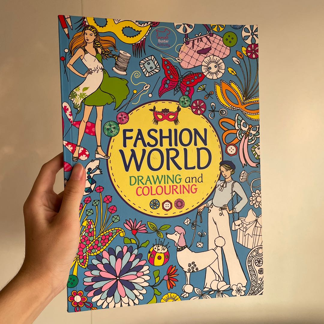 Coloring book, Buku & Alat Tulis, Buku Anak-Anak di Carousell