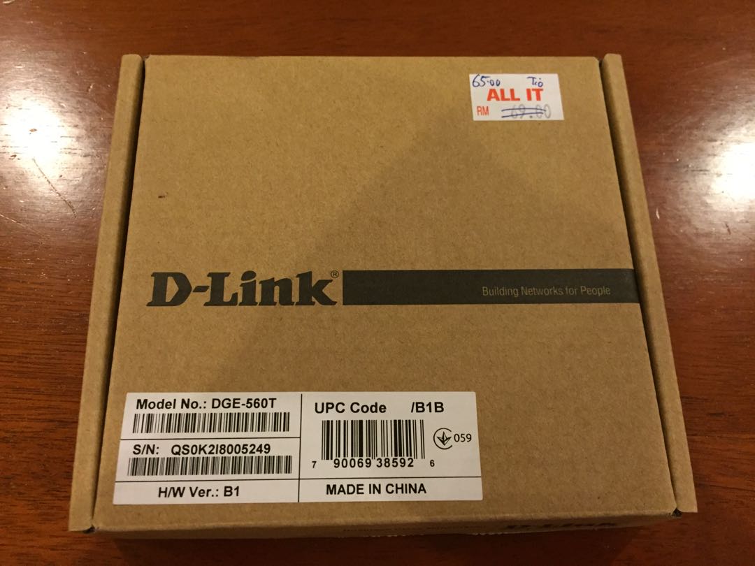 D-Link Gigabit PCI-e Ethernet card, Computers & Tech, Parts ...