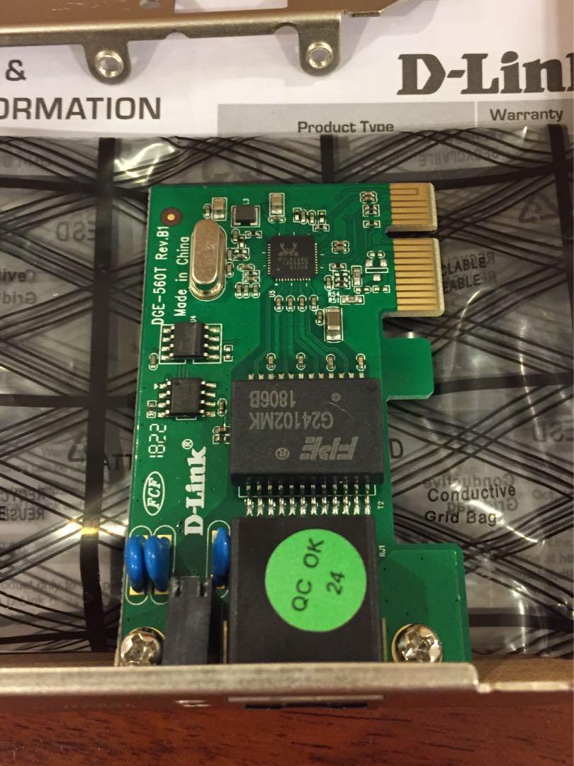 D-Link Gigabit PCI-e Ethernet card, Computers & Tech, Parts ...