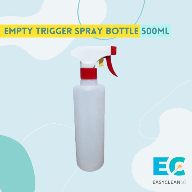 EASYCLEAN SG 500ML Trigger Spray with Lock Refillable Empty Bottle, Furniture & Home Living ...