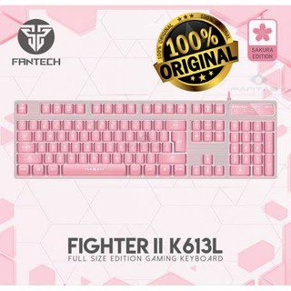 FANTECH K613L Fighter II Full Size Edition Gaming Keyboard Pink ...