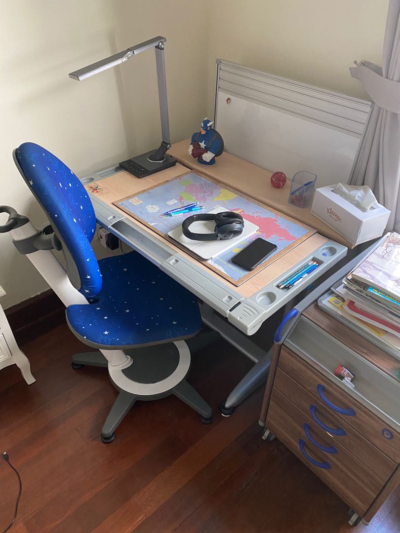 Flexa adjustable Study Table, Furniture & Home Living, Furniture ...