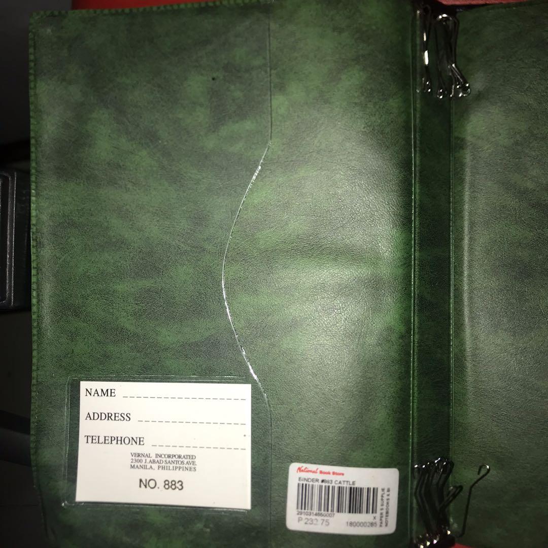 Green Cattleya Notebook Binder, Hobbies & Toys, Stationary & Craft ...