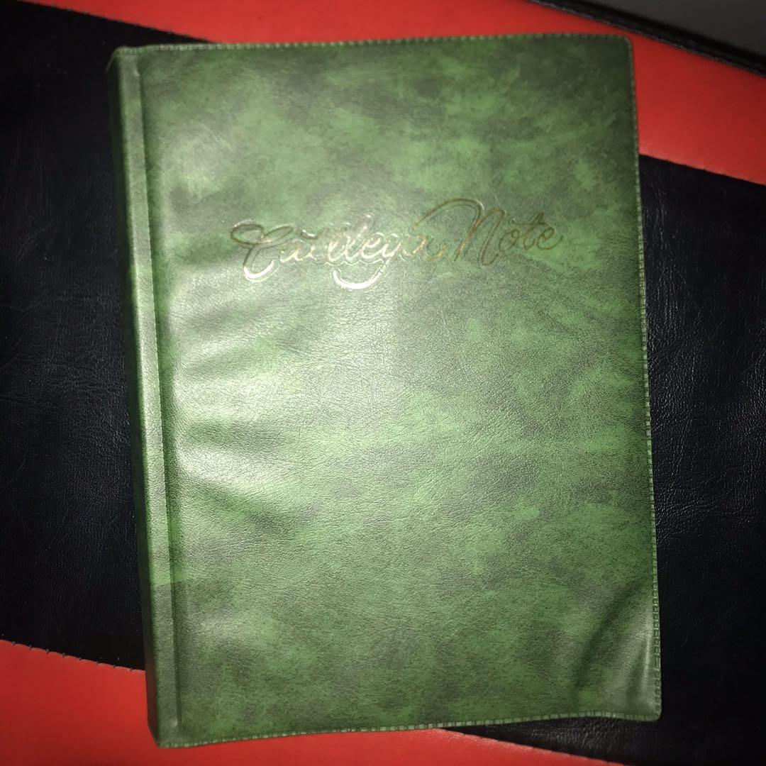 Green Cattleya Notebook Binder, Hobbies & Toys, Stationary & Craft ...