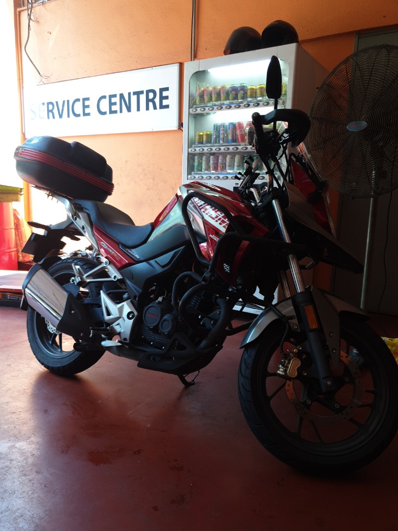 Honda CBF 190 X tourism coe 2028 June, Motorcycles, Motorcycles for ...